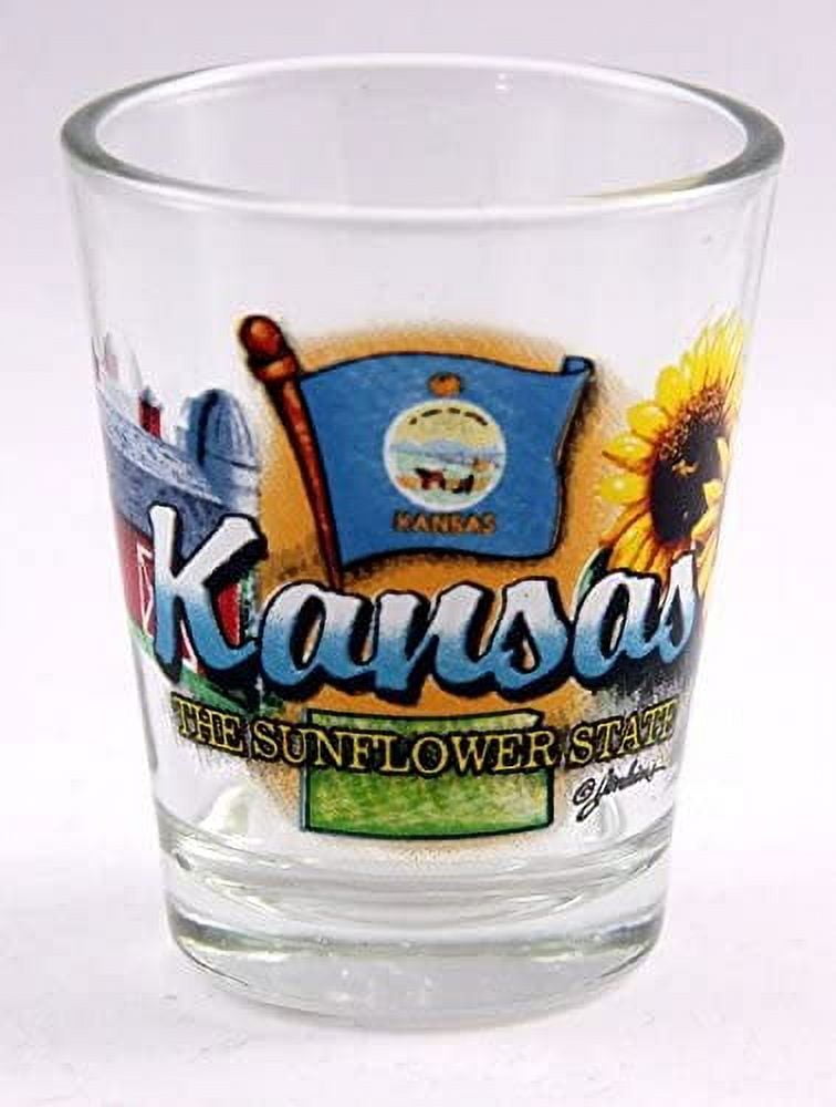 Kansas Sunflower State Elements Shot Glass - Walmart.com
