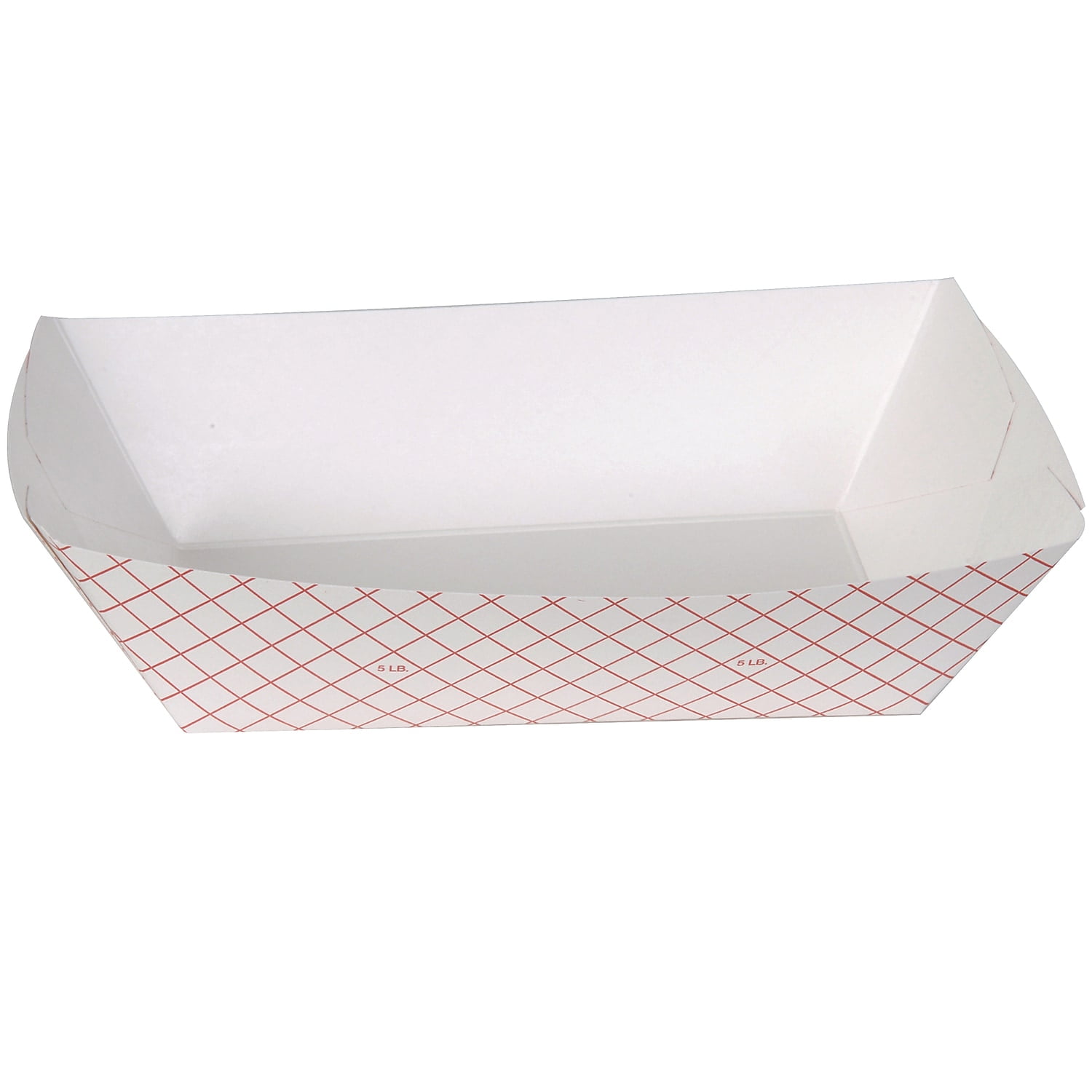 Dixie Kant Leek - Food tray - 80 oz - disposable - red plaid (pack of ...