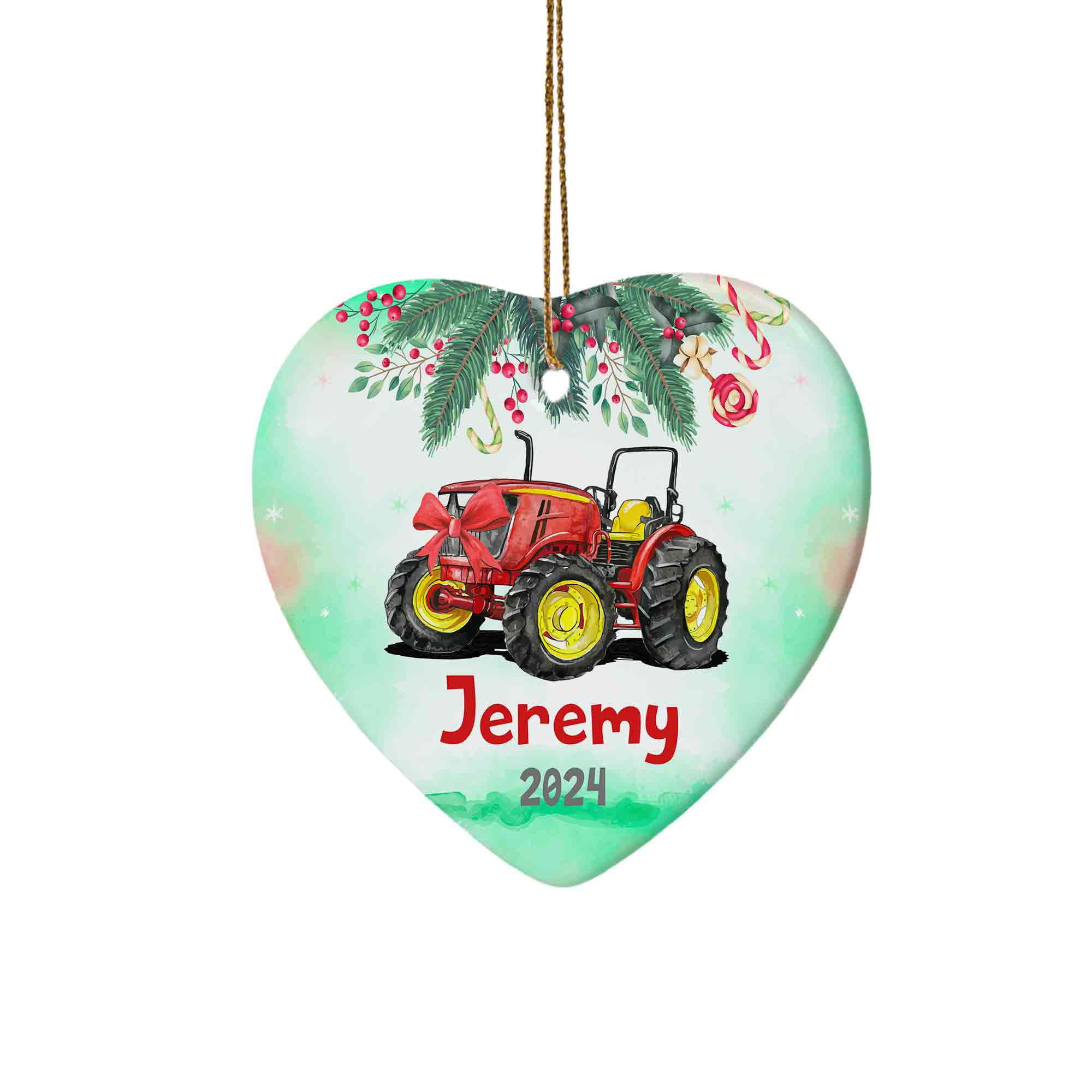 Kantaco Custom Name Ornament, Tractor Christmas Ornaments, Truck ...
