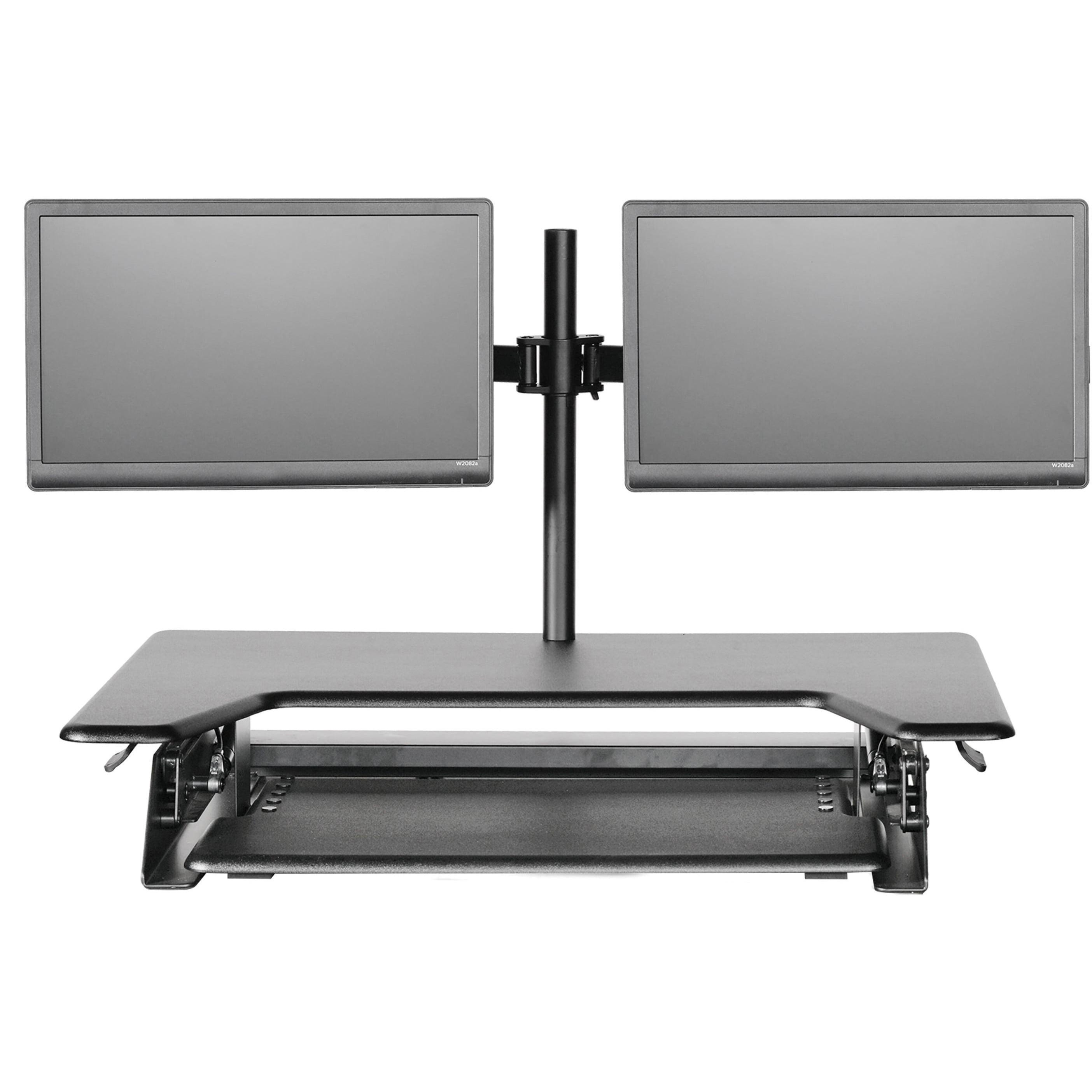 Kantek Desktop Riser Workstation Sit To Stand Black, Black - Walmart.com