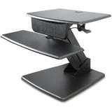 Kantek Desktop Sit-to-Stand Computer Workstation, Black - Walmart.com