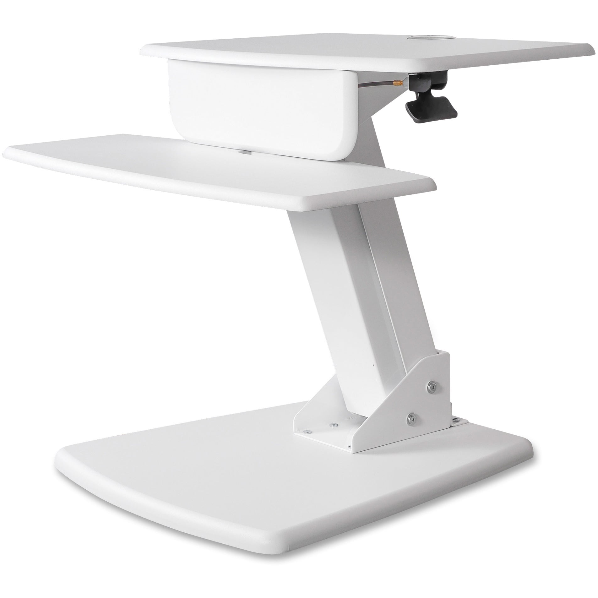 Kantek Desktop Sit-to-Stand Computer Workstation, White - Walmart.com