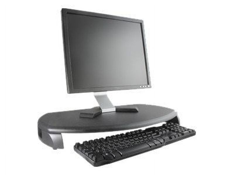 Kantek, KTKMS280B, CRT/LCD Stand with Keyboard Storage, 1 Each, Black ...