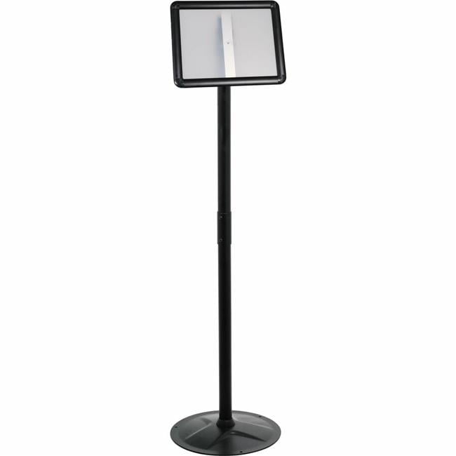 Kantek KTKSH817 Floor Stand Sign Holder, Black - Steel - Walmart.com