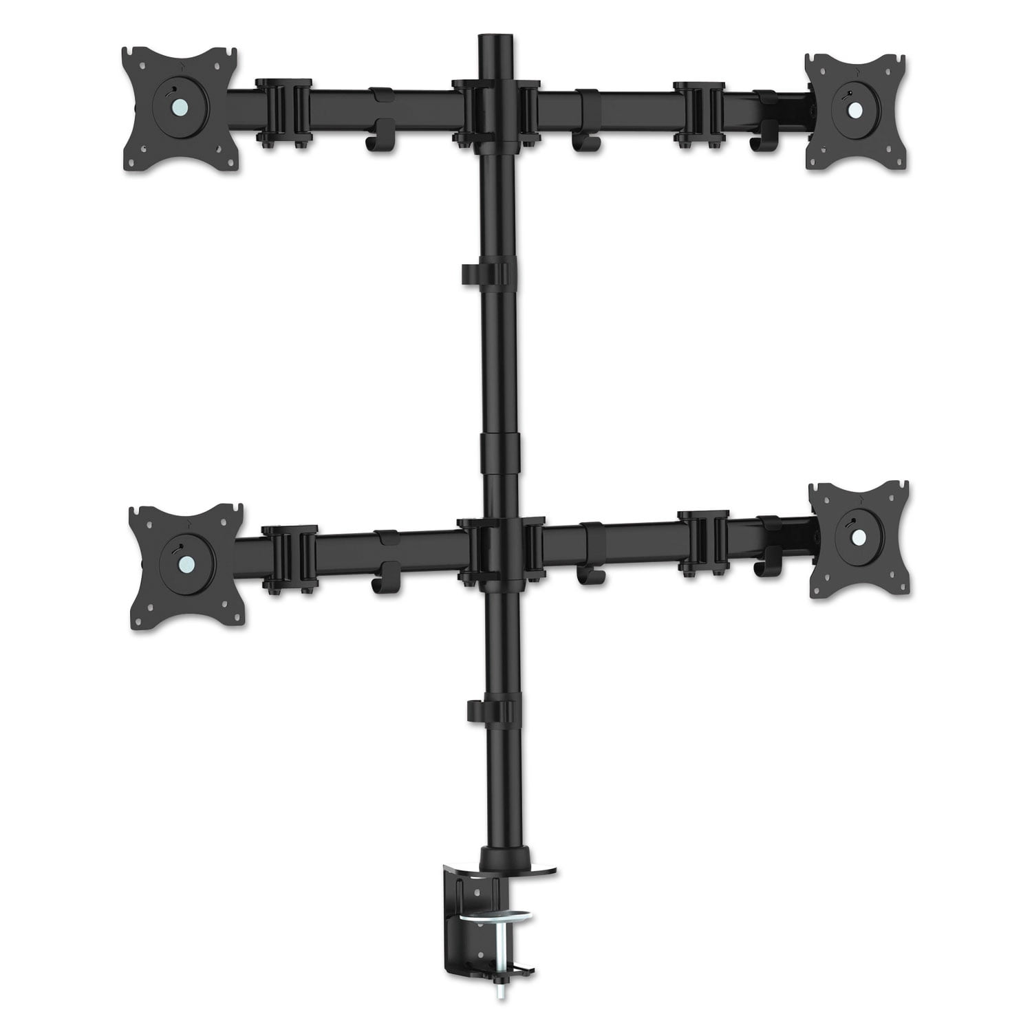 Kantek MA240 18 lbs. Capacity Articulating Quad Monitor Arm for 13 in ...