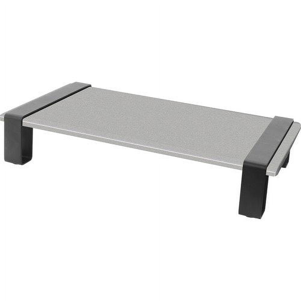 Kantek Monitor Stand, 19-1/10"Wx10-1/5"Dx3-3/5"H, Black/Gray (KTKMS730 ...