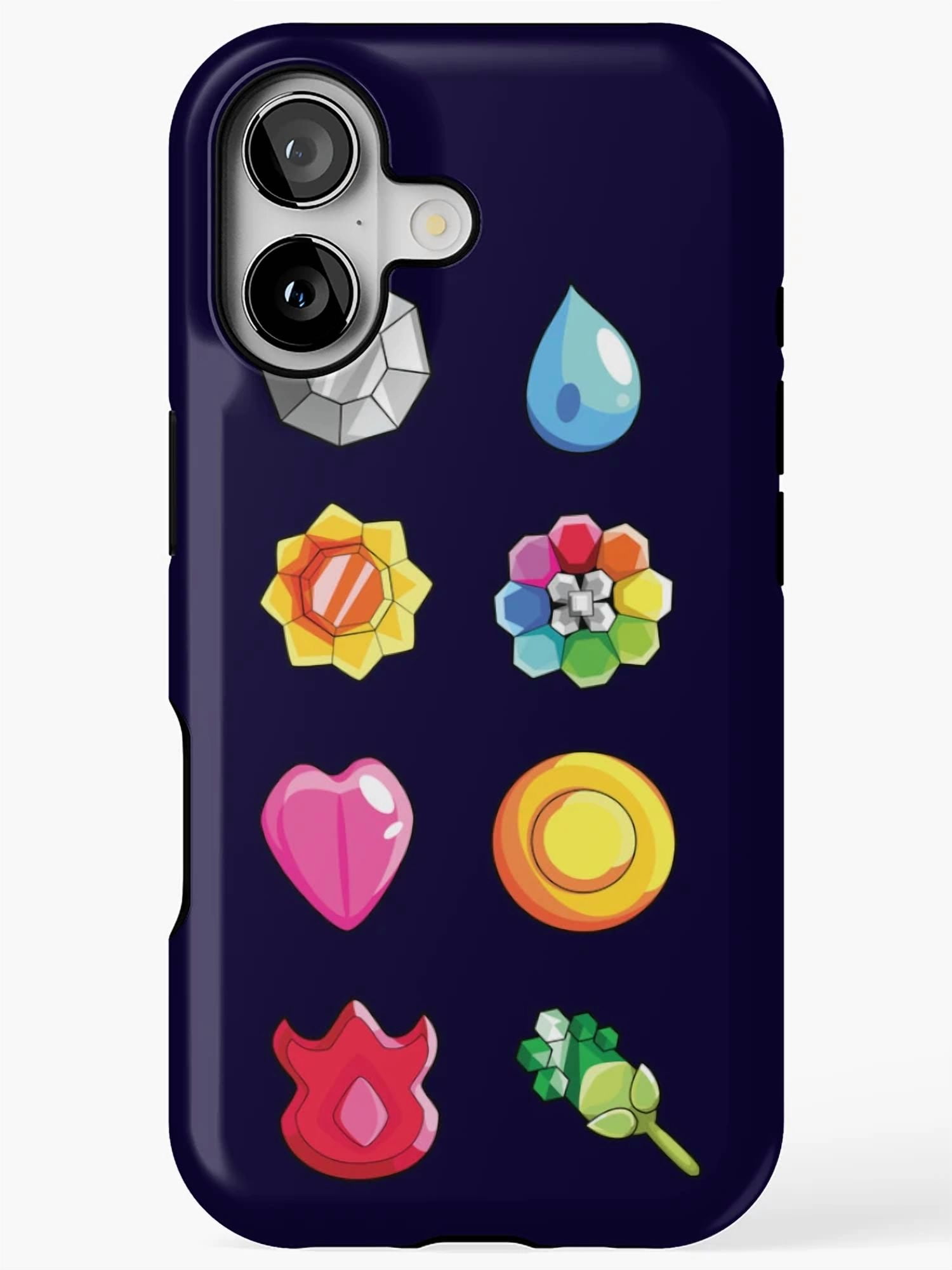 'Kanto Indigo League Badge Set' Pokemon Inspired Graphic Case for ...