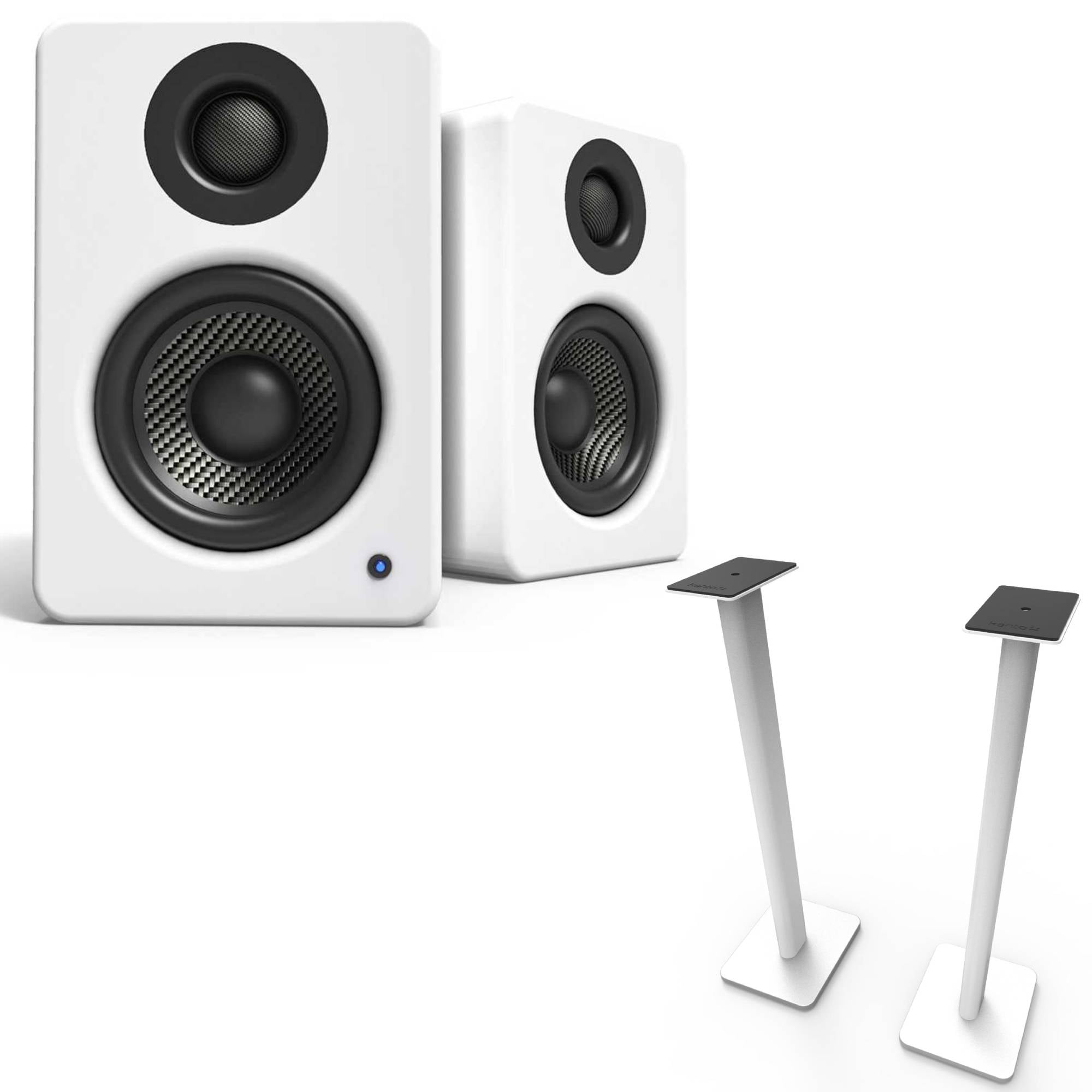 Kanto YU2MW YU2 Powered Desktop Speakers, Pair, Matte White, with ...