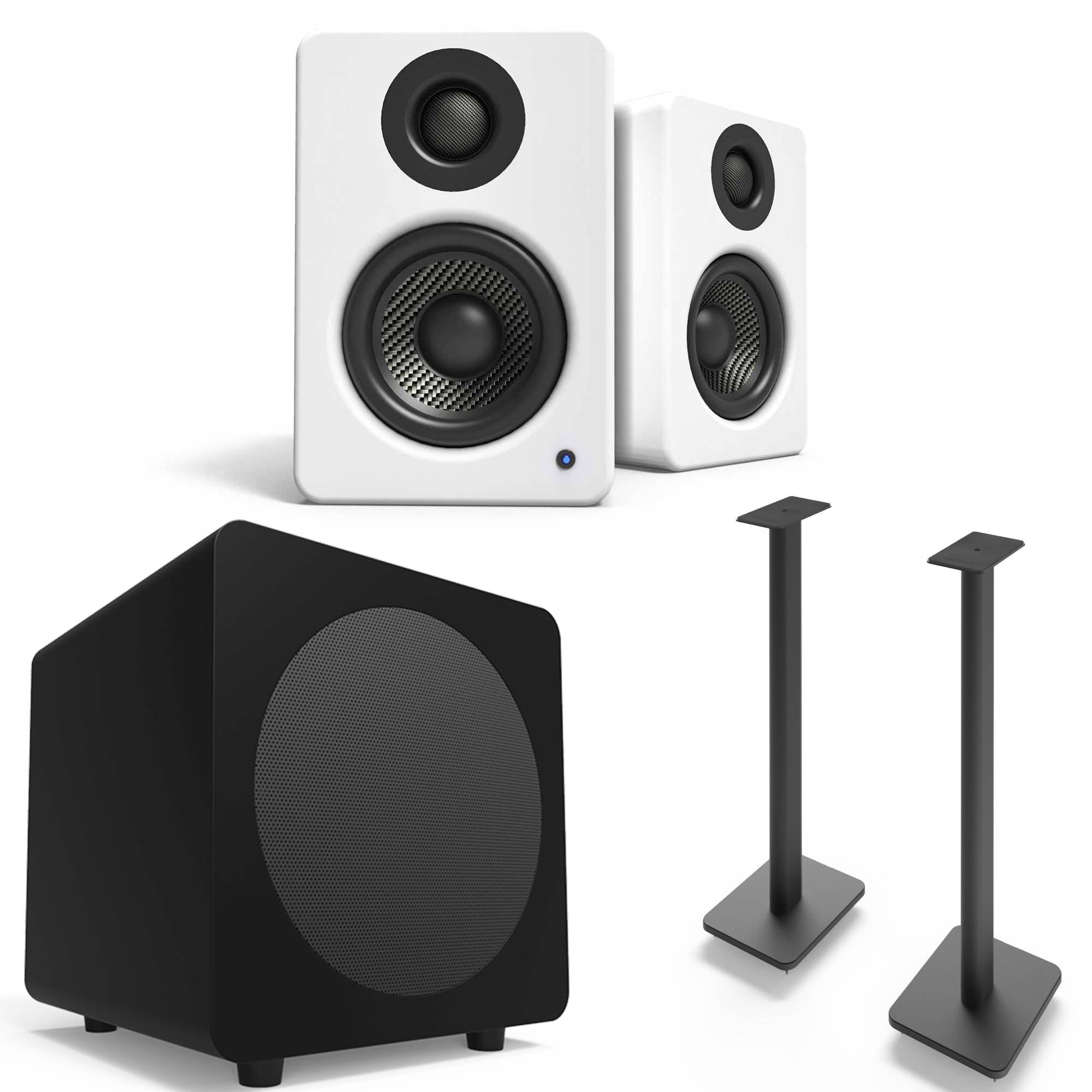 Kanto YU2MW YU2 White Desktop Speakers (Pair), SP32PL Pair of 32 ...