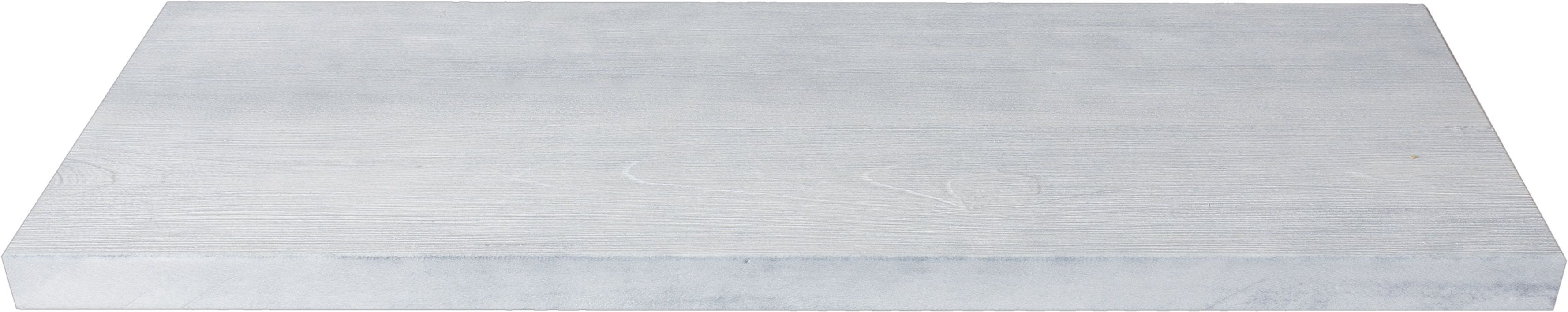 Kantos 30-inch Wide Rustic Floating Wall Shelf, White - Walmart.com