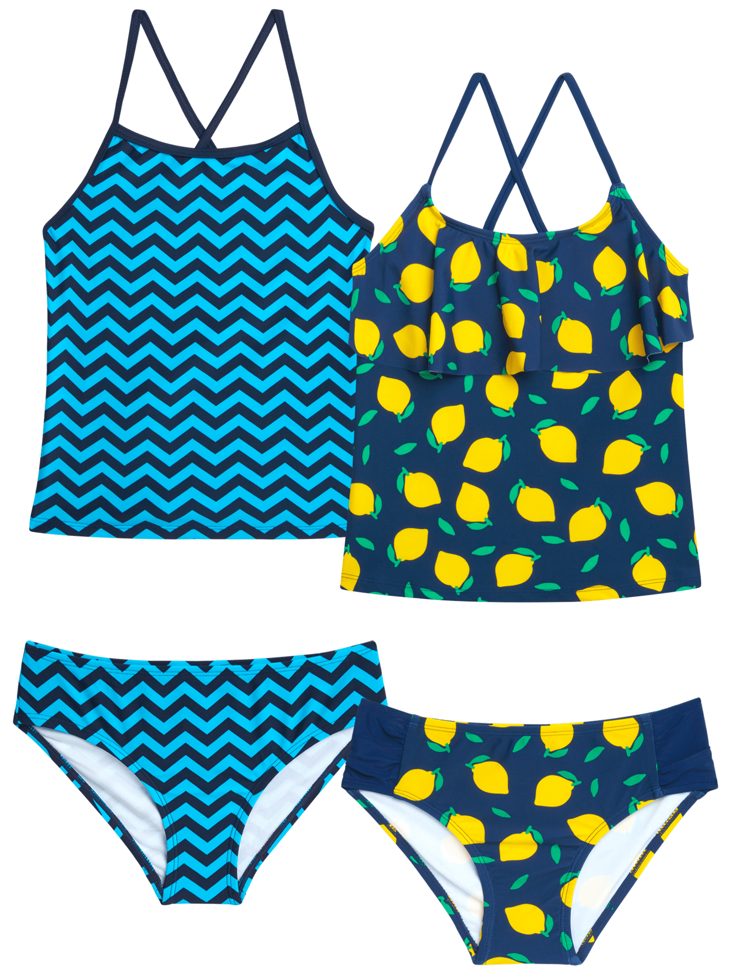 Kanu Surf Bathing Suit Bikini and Tankini Tops (Girl's) (4 Piece ...