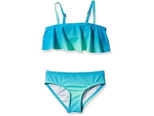 Kanu Surf Big Girls' Karlie Flounce Bikini Beach Sport 2-Piece Swimsuit ...