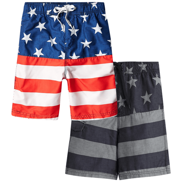 Kanu Surf Boys' Swim Trunks - 2 Pack Quick Dry Board Shorts Bathing ...