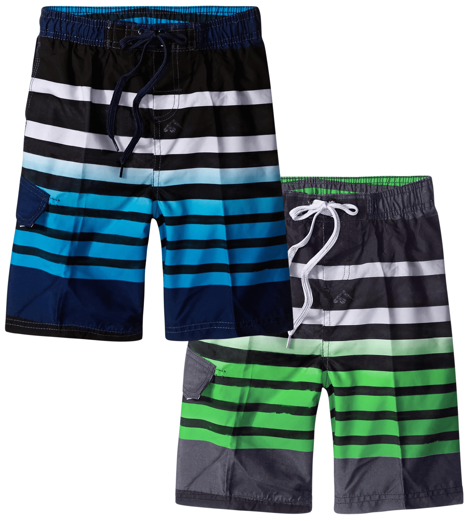 Kanu Surf Boys' Swim Trunks - 2 Pack Quick Dry Board Shorts Bathing ...
