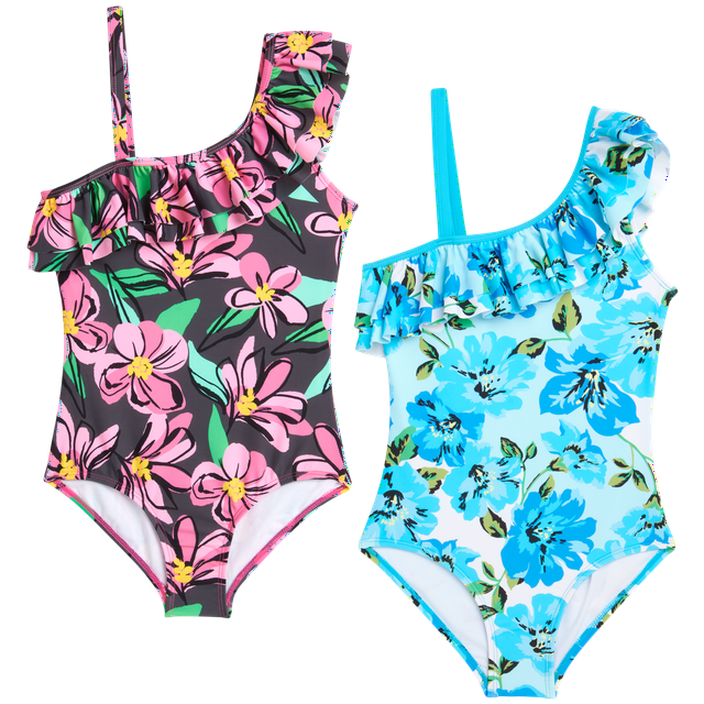 Kanu Surf Girls Bathing Suit 2 Pack Upf 50 One Piece Monokini