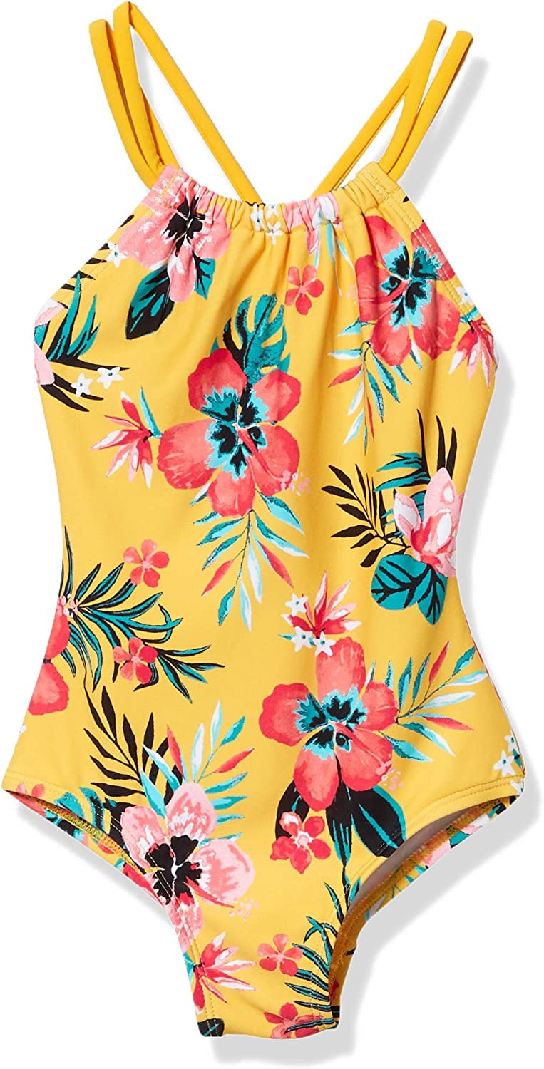 Kanu Surf Girls Jasmine Beach Sport Halter One Piece Swimsuit 14 Brooke ...