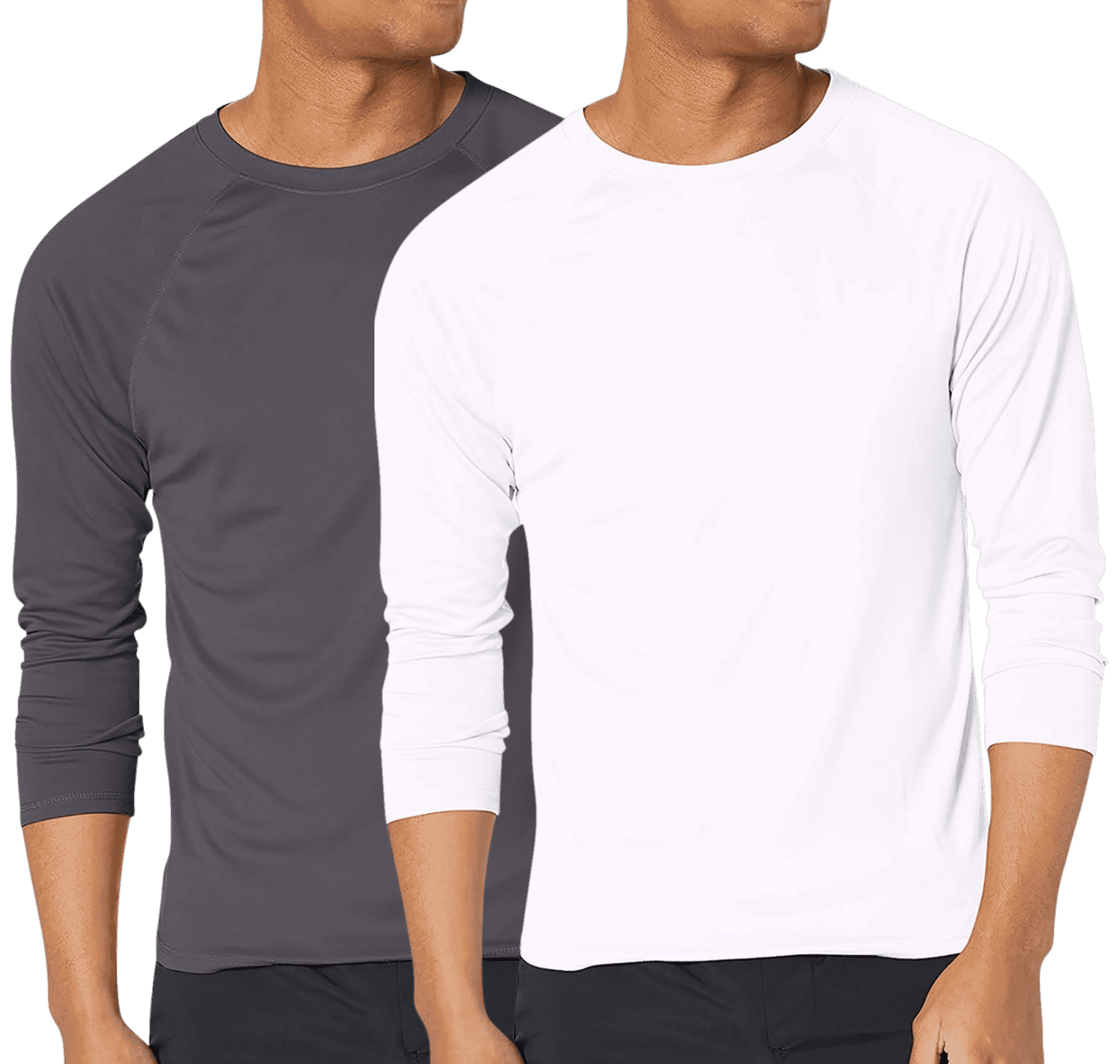 Kanu Surf Men's Rash Guard - 2 Pack UPF 50+ Quick Dry Long Sleeve Swim ...