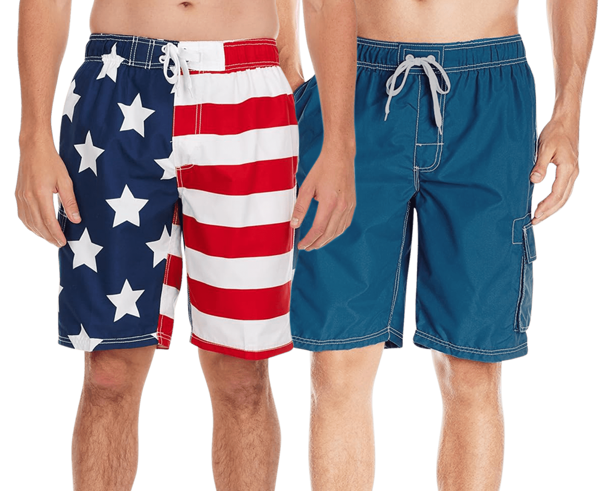 Kanu Surf Men's Quick-Dry Swim Trunks - 2 Pack UPF 50+ Flex Bathing ...