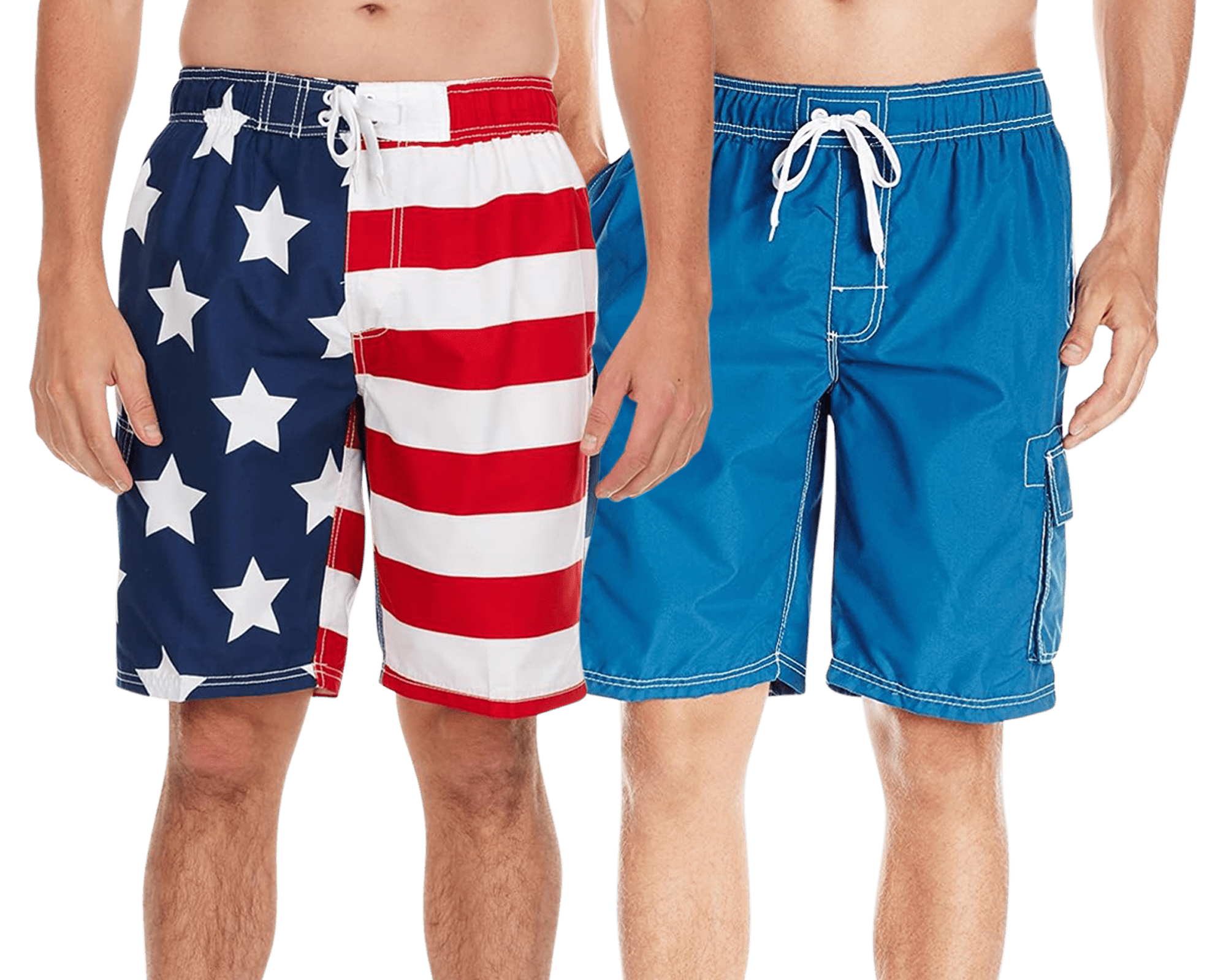 Kanu Surf Men's Swim Trunks - 2 Pack UPF 50+ Quick Dry Flex Bathing ...