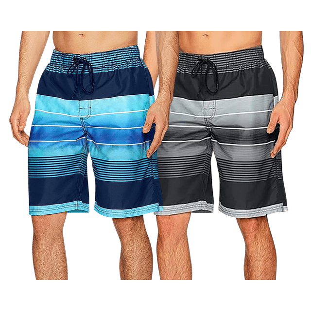 "Kanu Surf Men's Quick-Dry Swim Trunks - 2 Pack UPF 50+ Flex Bathing ...