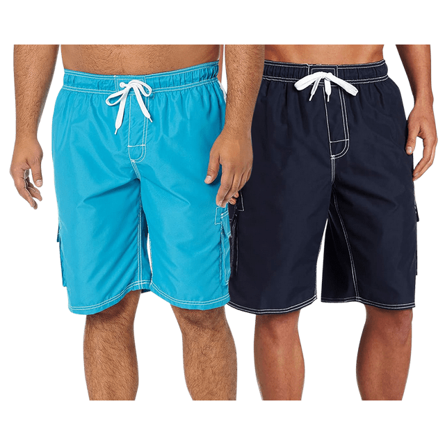 "Kanu Surf Men's Quick-Dry Swim Trunks - 2 Pack UPF 50+ Flex Bathing ...