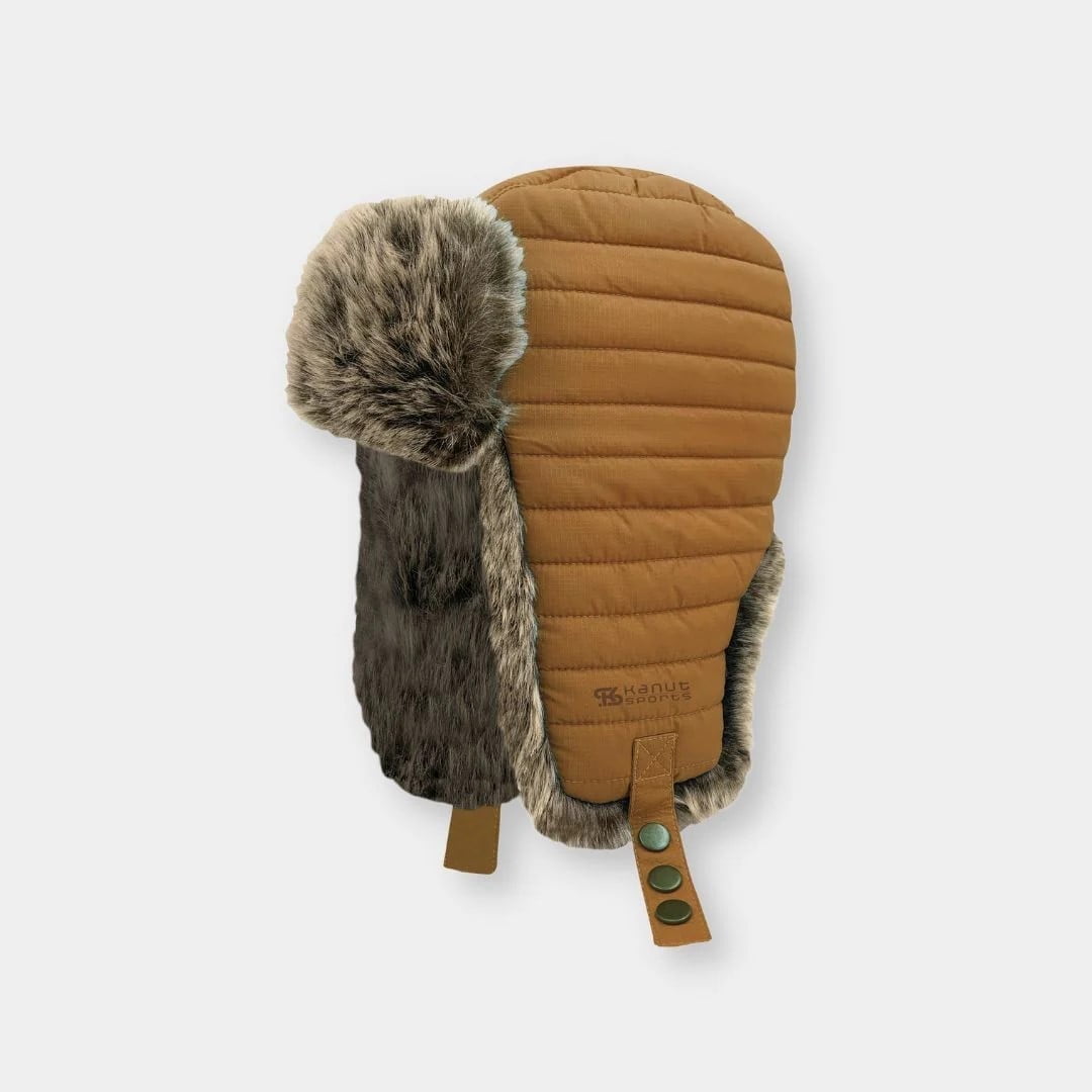 Kanut Sports Phoebes Trapper Hat - Quilted Nylon, Faux Fur, Water ...