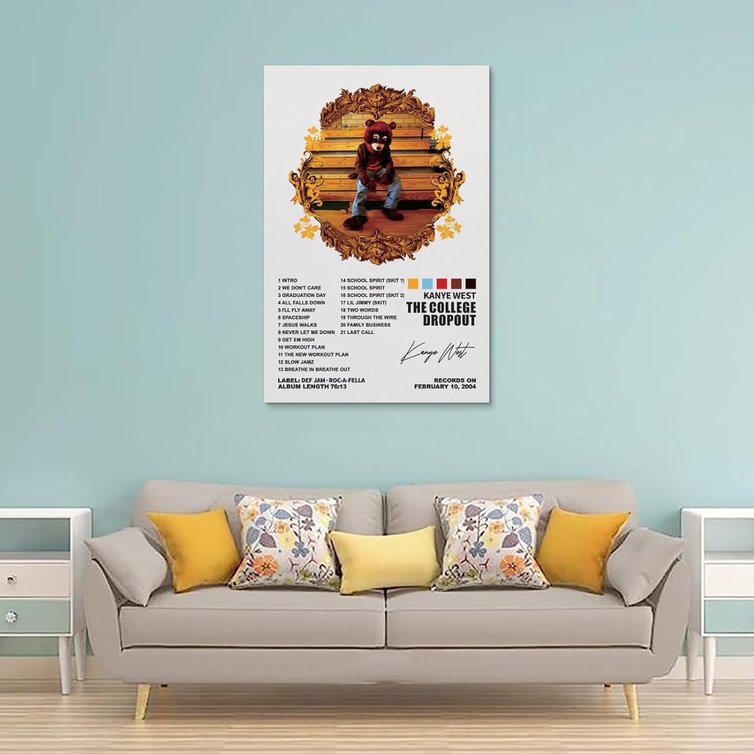 Kanye Poster West The College Dropout Album Cover Posters For Room ...