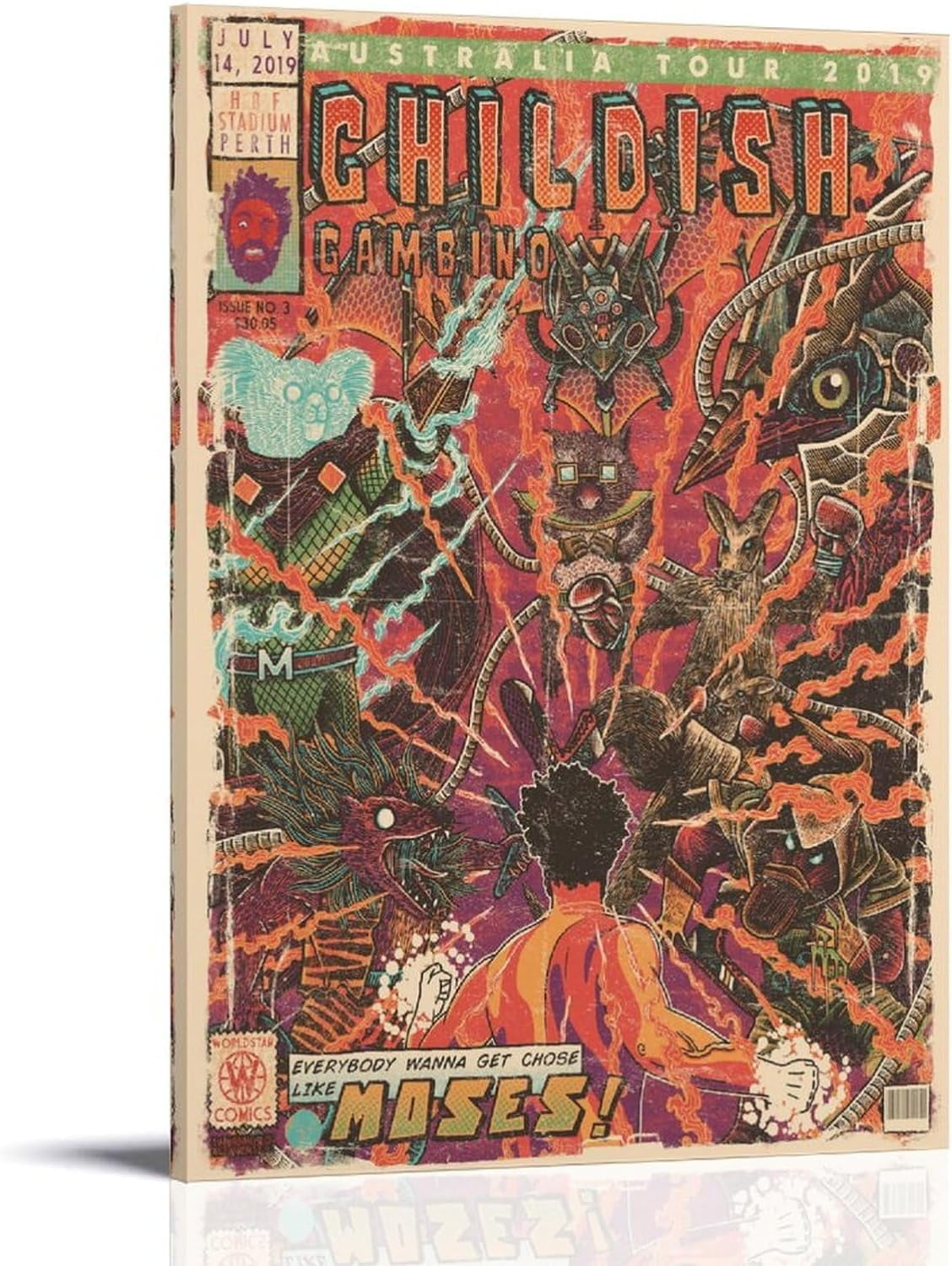 Kanye West Poster Hip-hop Comic Music Poster for Room Aesthetic Canvas ...