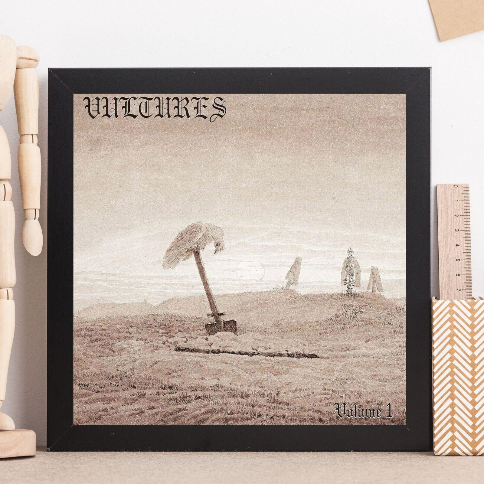 Kanye West Vultures album cover 24x24 Poster Wall Art travis scott ...