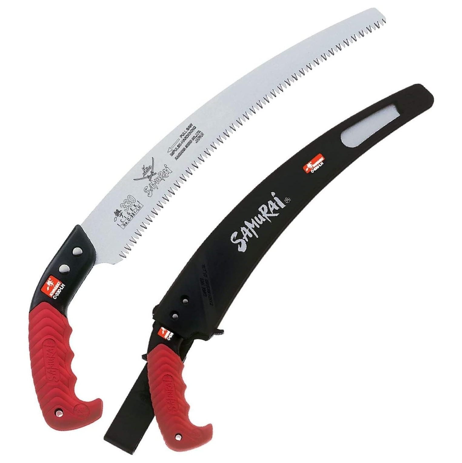 Kanzawa CintBllTer Ichigeki Pruning Saw 330mm C-330-LH with (Orange) w/sheath Made in Japan ...