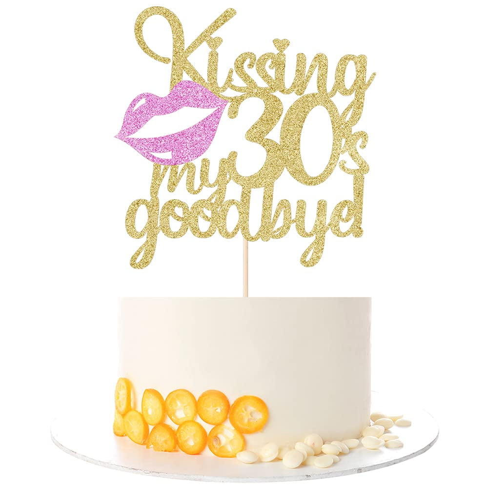 Kaoenla Kissing MyTRDN 30's Goodbye Cake Topper, Cake Topper for ...