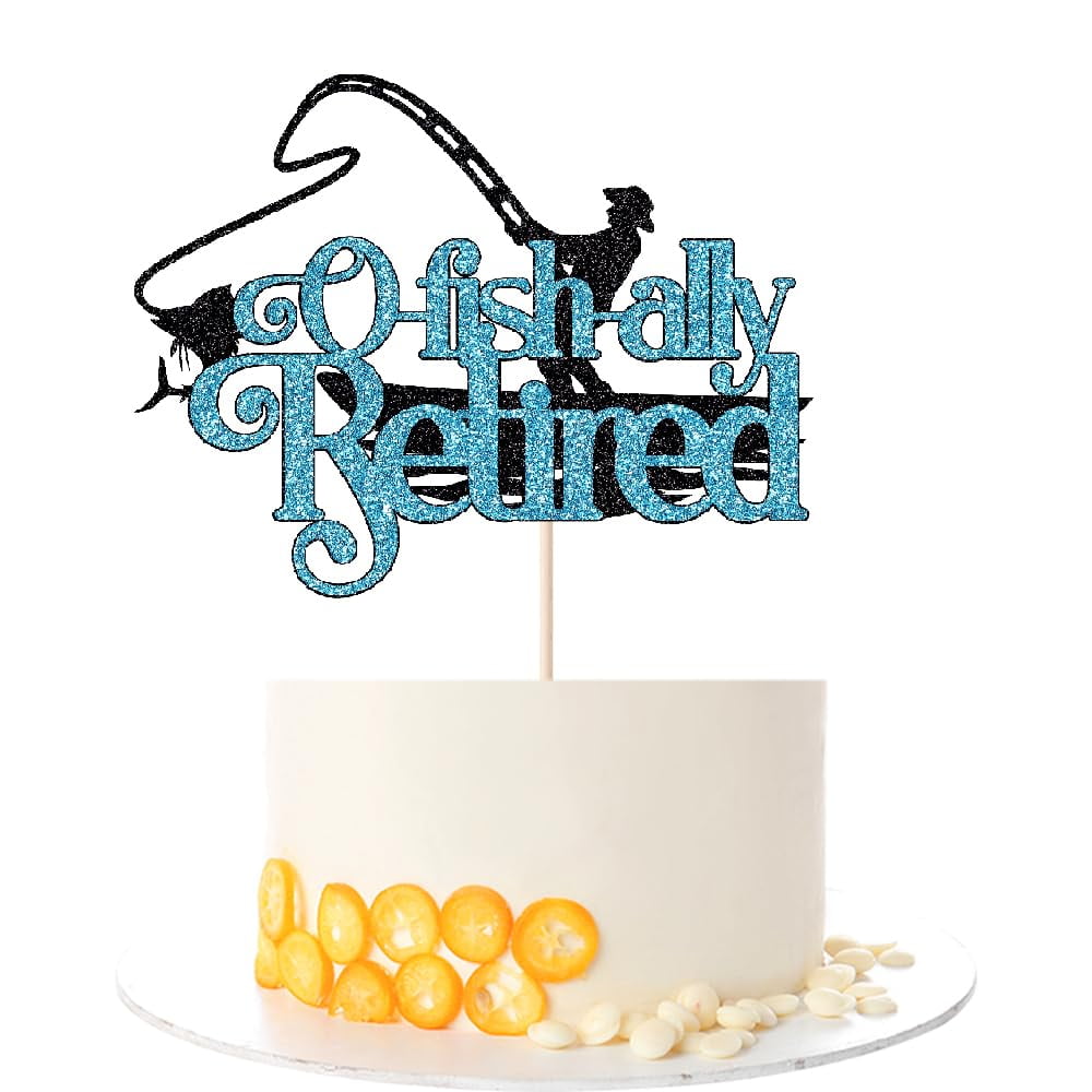 Kaoenla Officially Retired SCH4 fish Cake Topper,-Happy Retirement, the ...