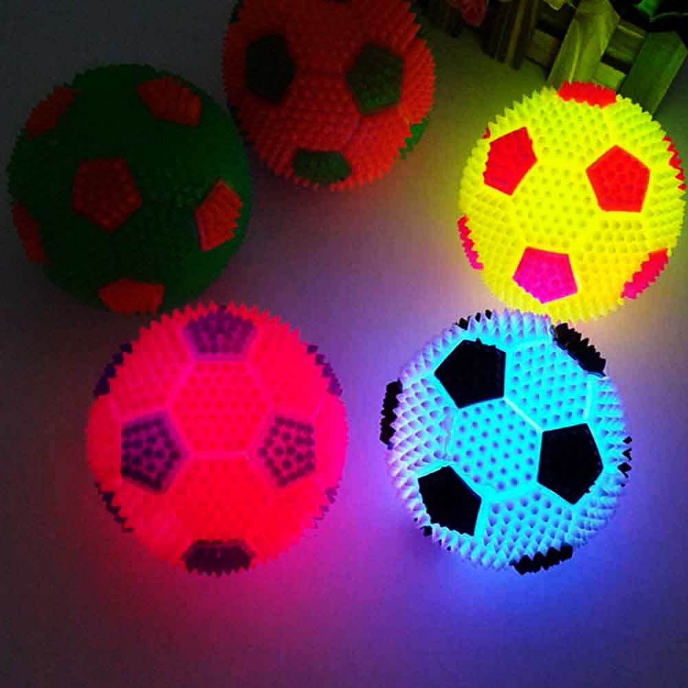 Kaola Kids LED Light Bouncy Ball Flashing Soccer Glowing Football ...