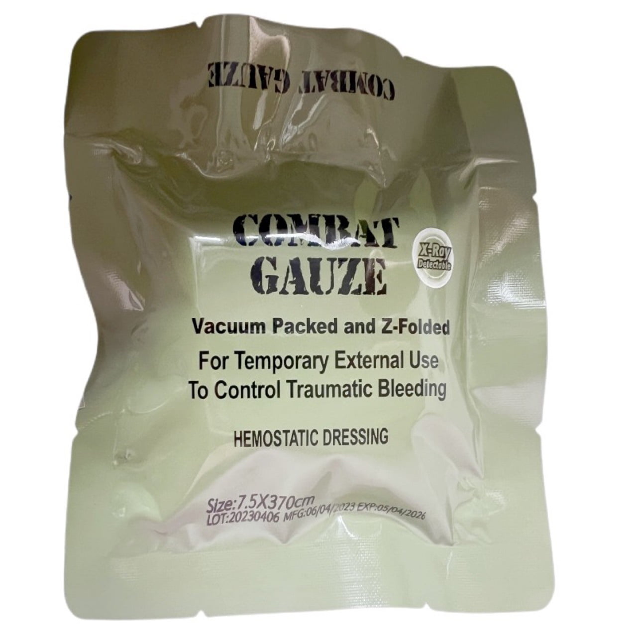Kaolin Gauze Combat Emergency Trauma Soluble For Ifak Tactical Wound ...
