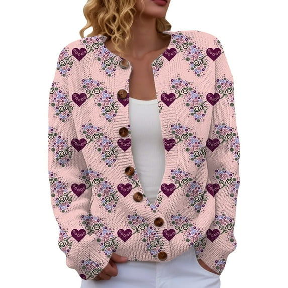 Kaondbfi Valentine's Day New Women's Fun and Cute Knitted Casual ...