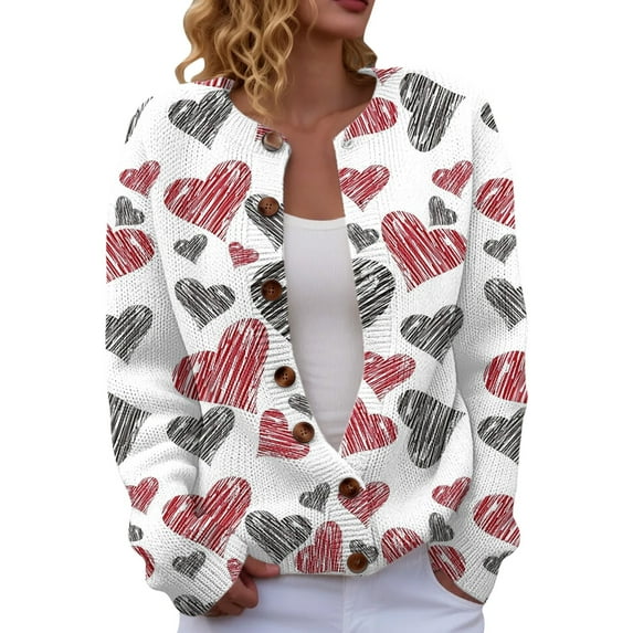 Kaondbfi Valentine's Day New Women's Fun and Cute Knitted Casual ...