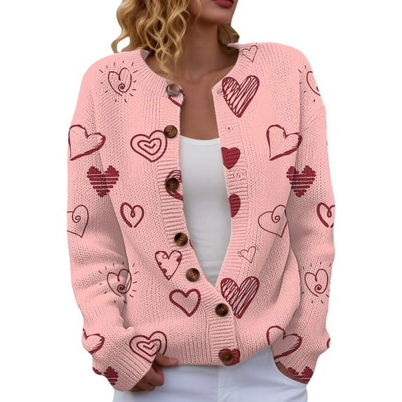 Kaondbfi Valentine's Day New Women's Fun and Cute Knitted Casual ...