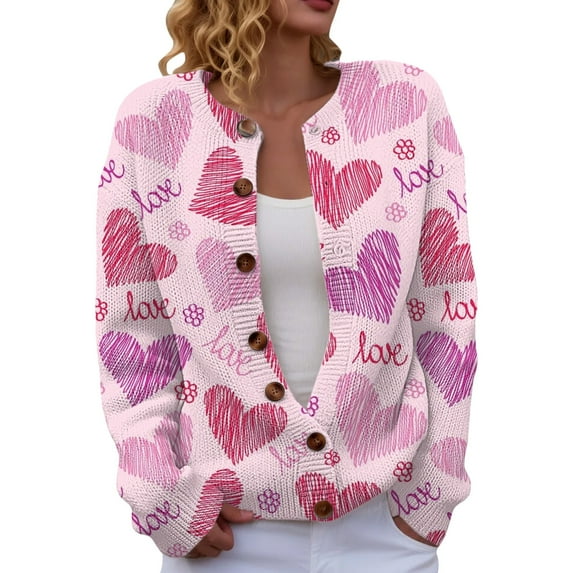 Kaondbfi Valentine's Day New Women's Fun and Cute Knitted Casual ...