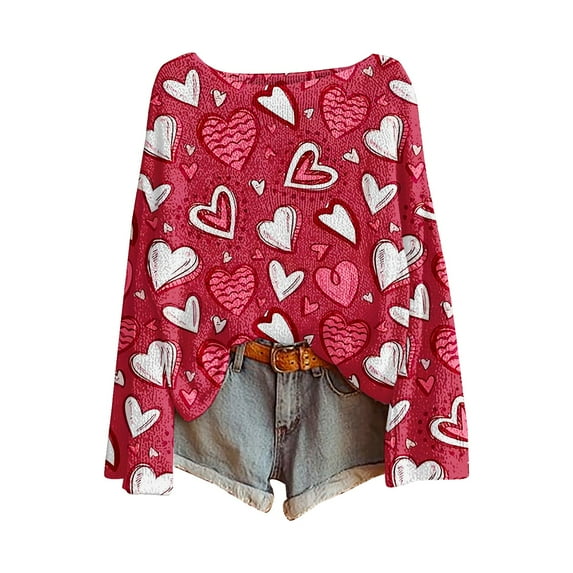 Kaondbfi Valentine's Day New Women's Fun and Cute Knitted Casual ...