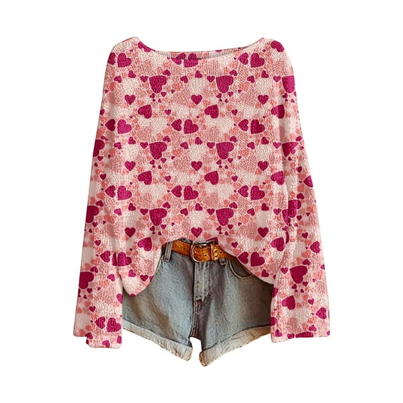 Kaondbfi Valentine's Day New Women's Fun and Cute Knitted Casual ...