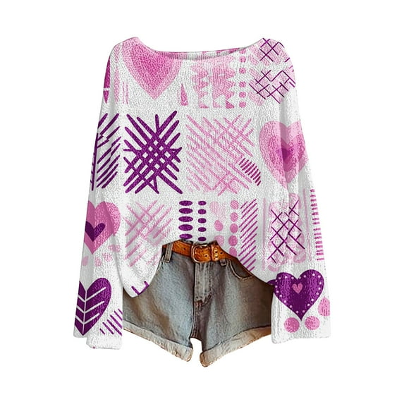 Kaondbfi Valentine's Day New Women's Fun and Cute Knitted Casual ...