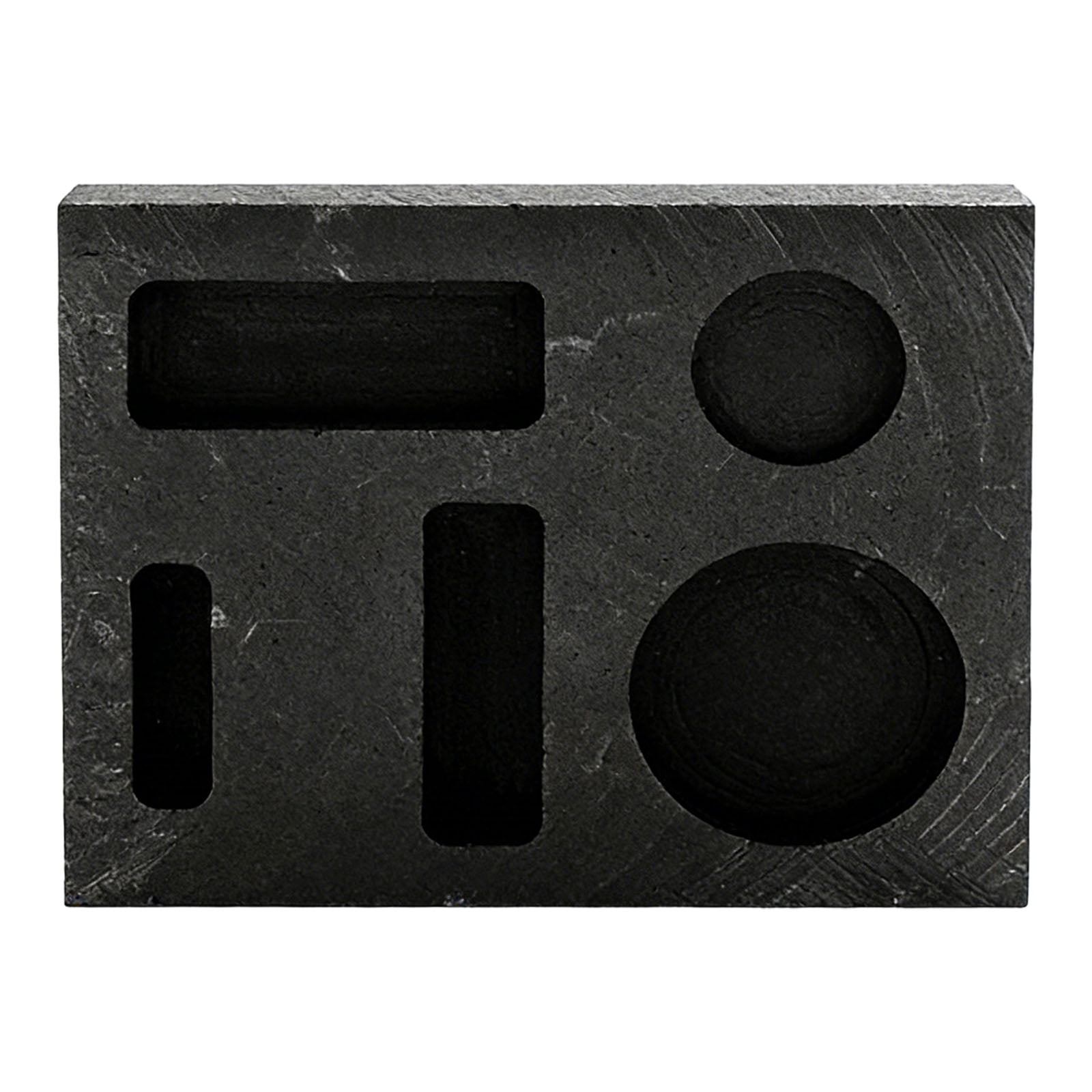 Kaonry Graphite Casting Mold with 5 Holes， for Casting Gold Silver ...