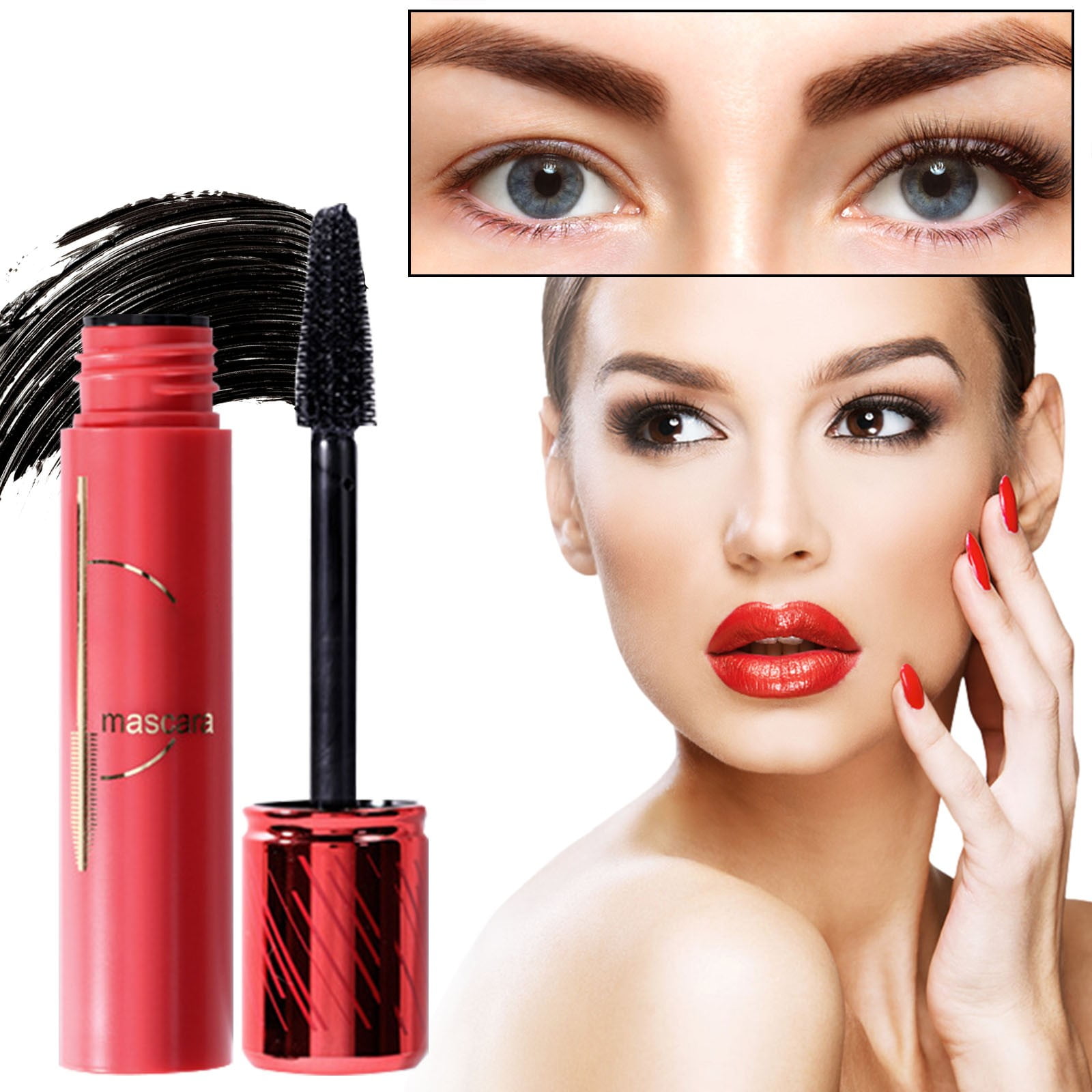 Kaonry Waterproof and smudge-proof mascara,Mascara Is Long Lasting ...