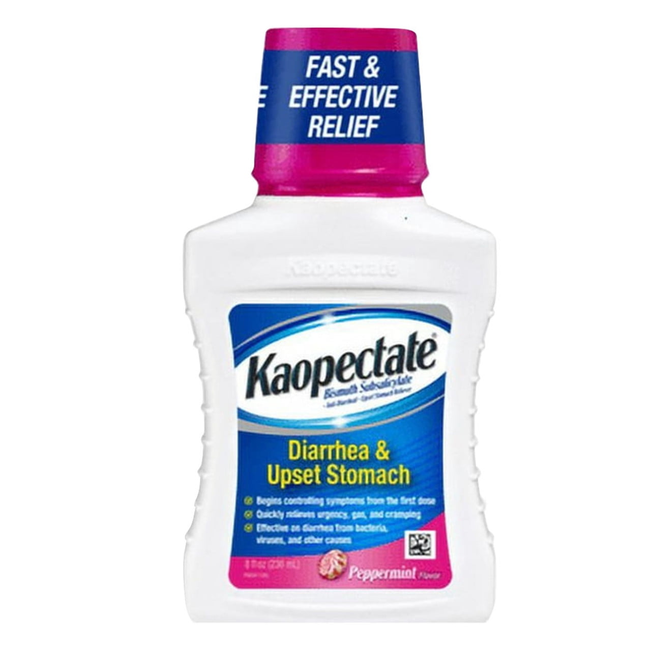 Kaopectate Anti Diarrheal And Upset Stomach Relief Liquid, Peppermint ...
