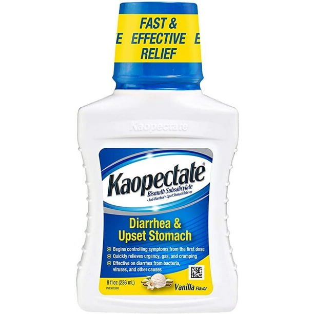 Kaopectate Anti-Diarrheal Upset Stomach Relief, Vanilla, 8 fl oz ...