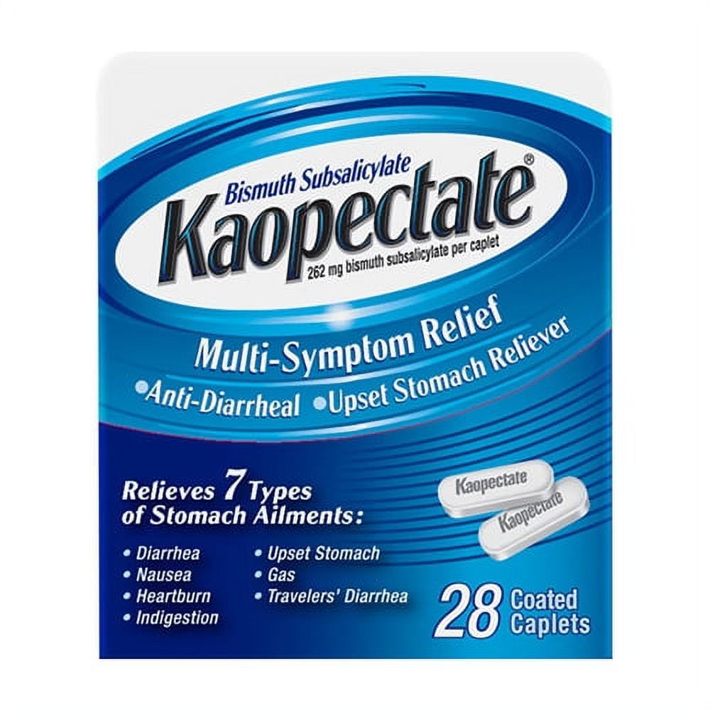 Kaopectate Multi-Symptom Relief Coated Caplets - 28 Ea, 2 Pack ...