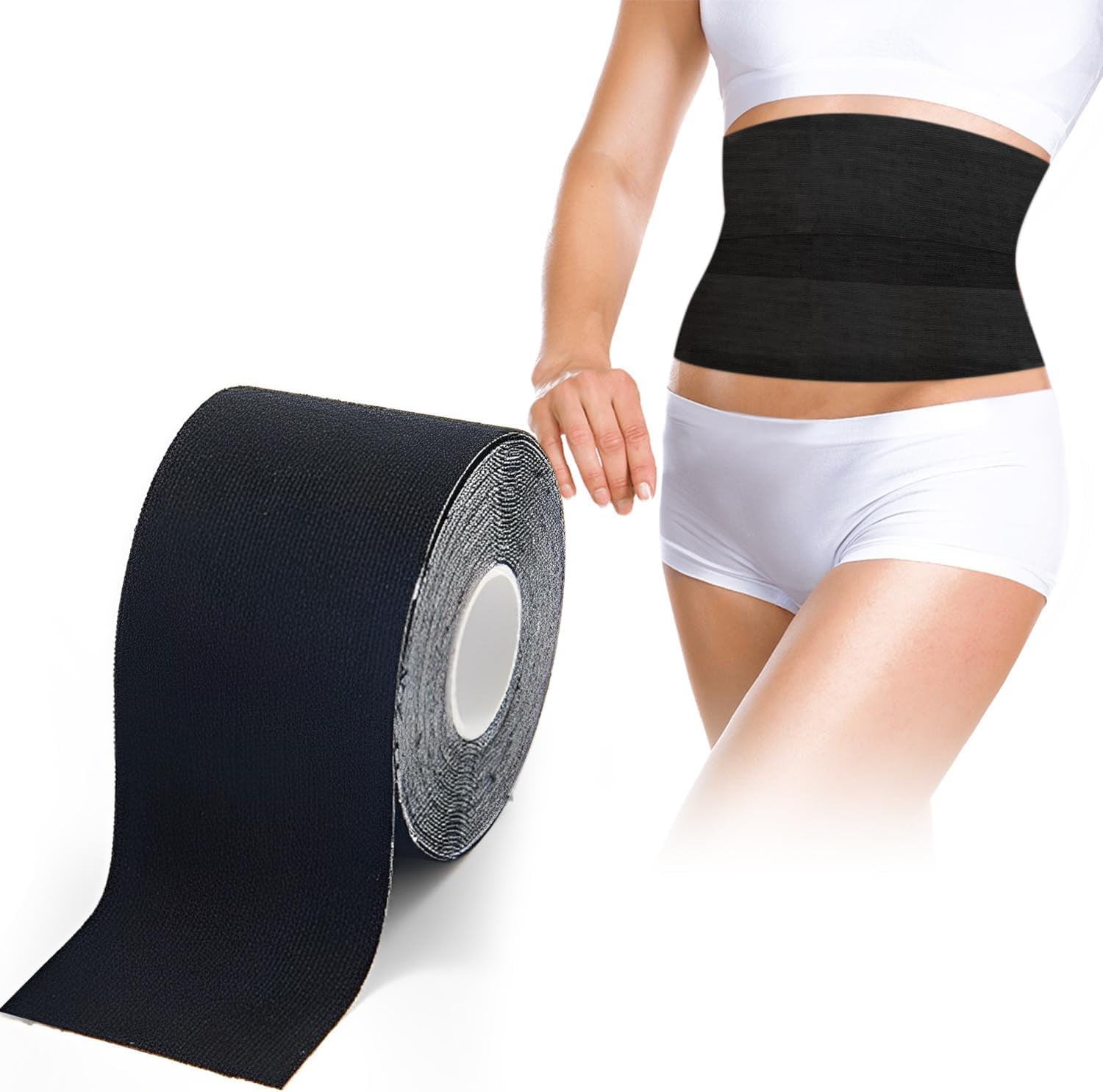 Kaotic Magic Tape, Kaotic Von Magic Tape for Stomach (Black/5cm*5m) - Walmart.com