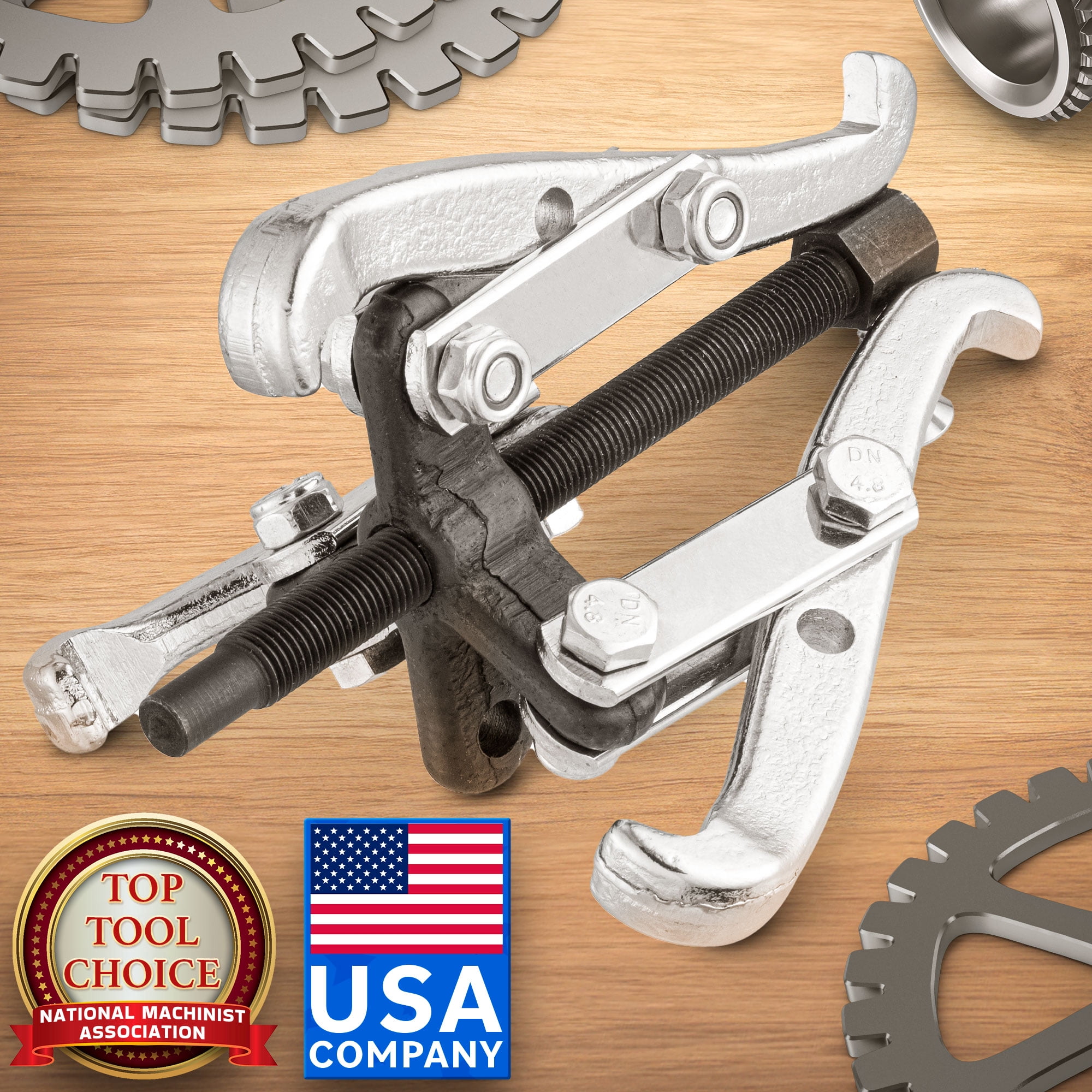 KapStrom 3-Jaw Gear Puller, Wheel Bearing & Flywheel Removal Tool w ...