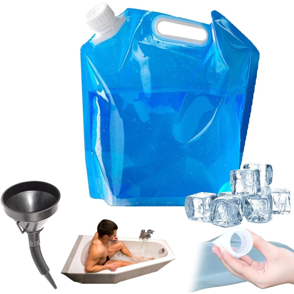 EazeeFreeze Ice Bath Bags, Refillable 5L/10L Capacity, Cold Plunge ...