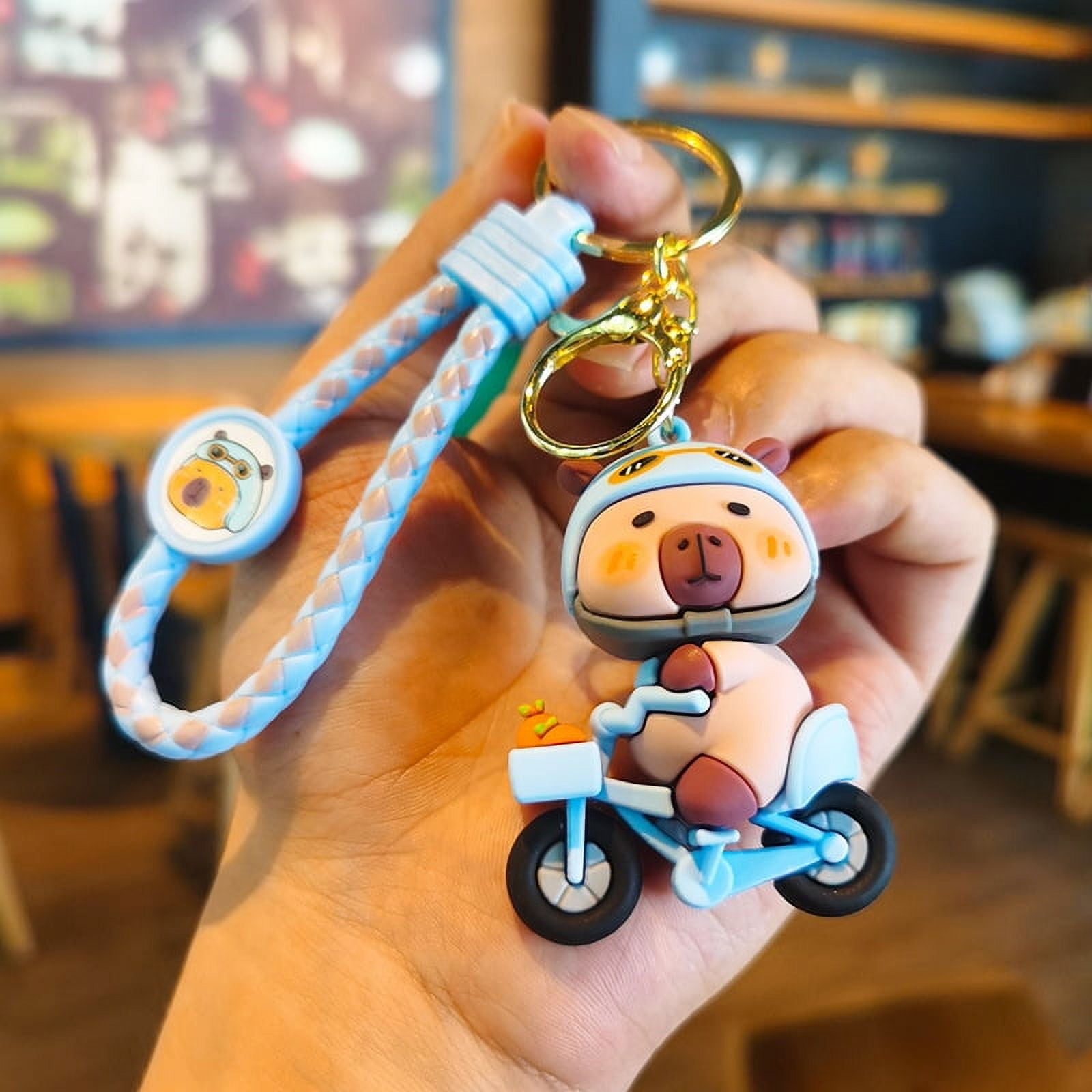 Kapibara Keychain Puffer Dolphin Gift Gift Cartoon Cute Anime Keychain ...